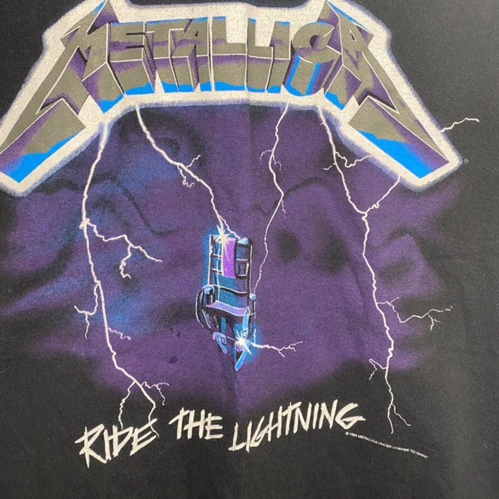 Giant 1994 Metallica Ride The Lightning Concert Tour … - Gem